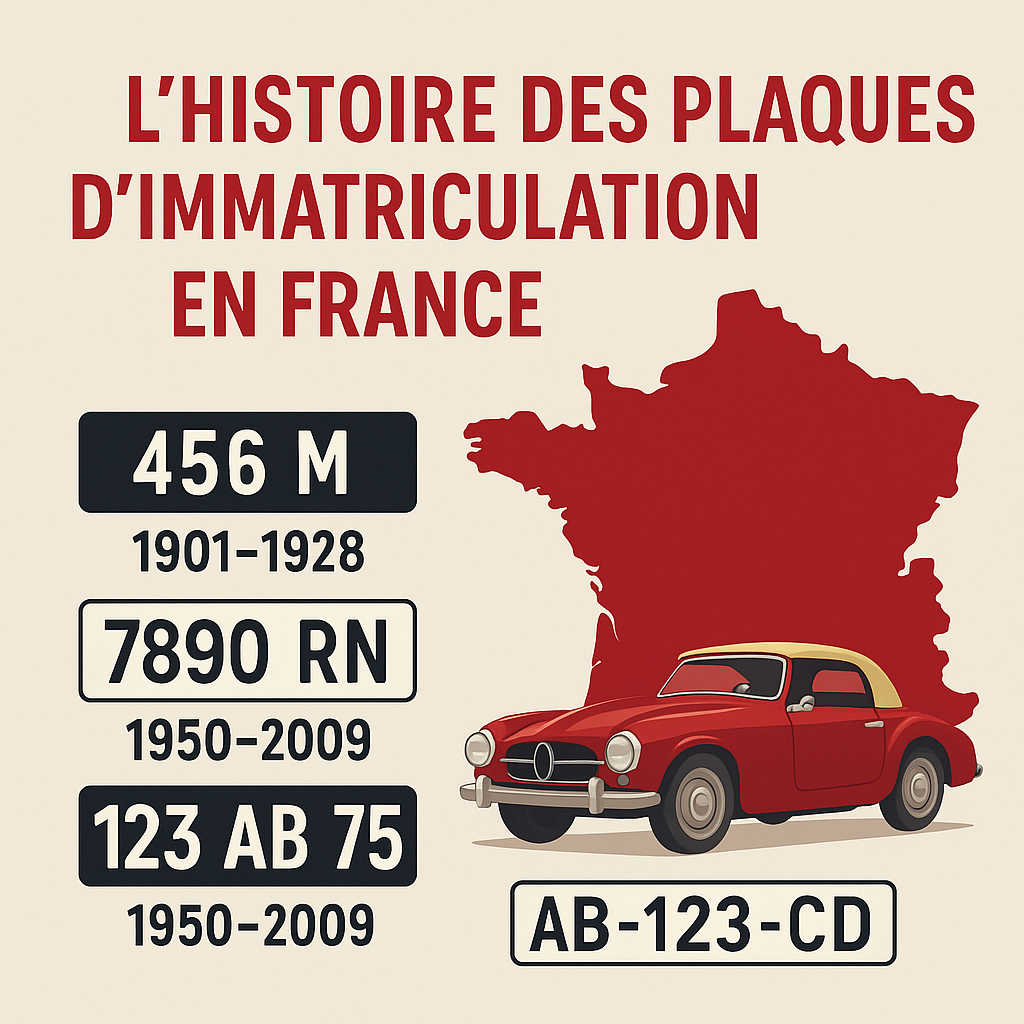 L’Histoire des Plaques d’Immatriculation en France - FFVE Services